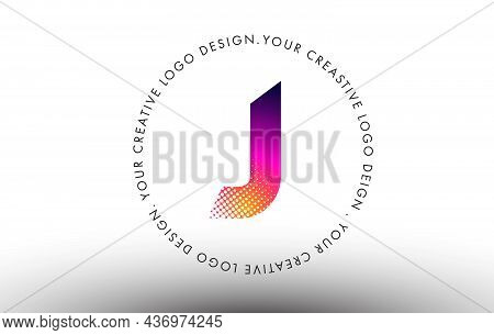 J Dots Letter Logo. Vector & Photo (Free Trial) | Bigstock