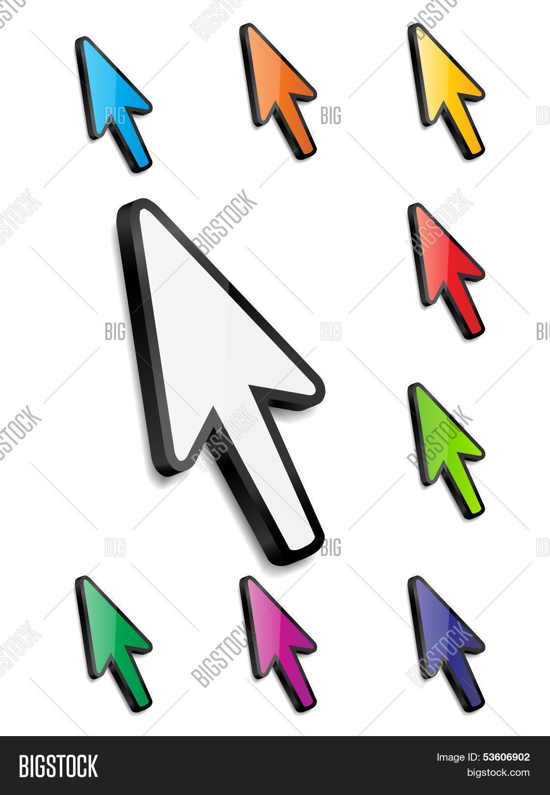 Mouse Arrow Cursor Vector And Photo Free Trial Bigstock