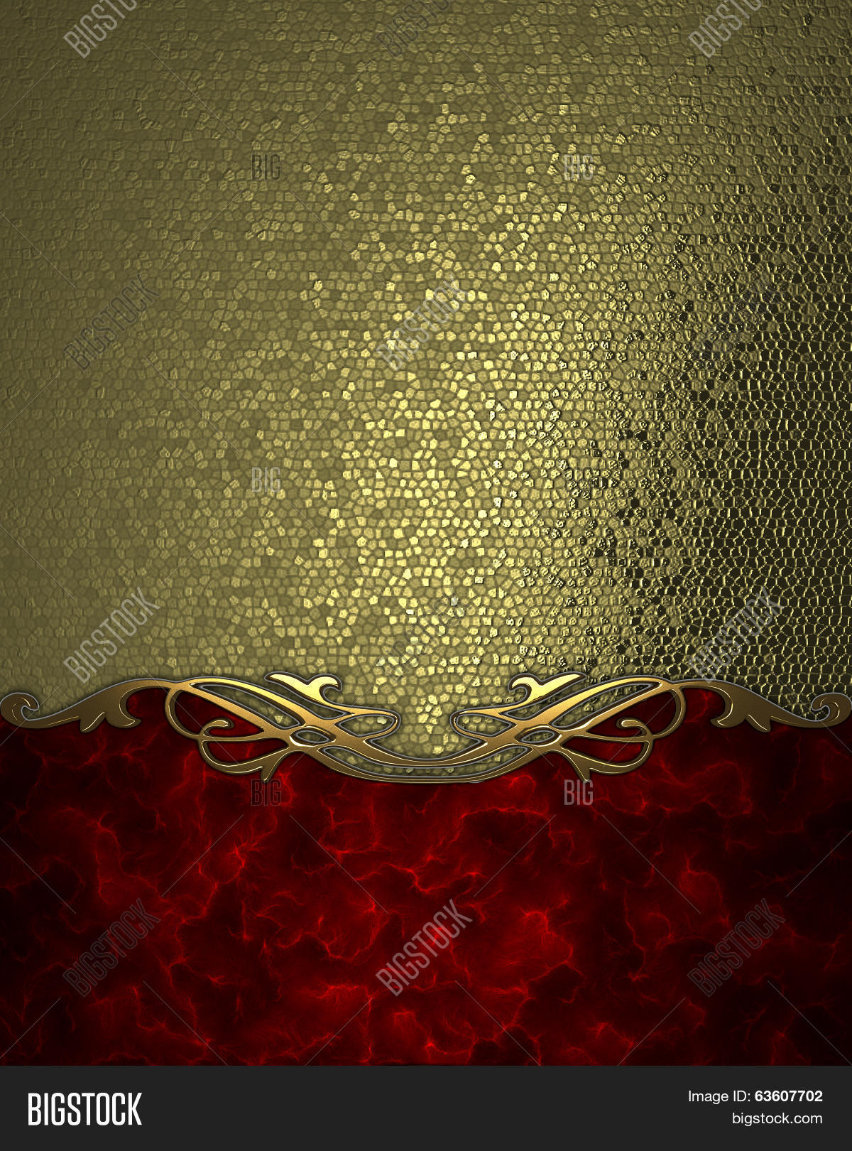 Gold Background Red Image & Photo (Free Trial) | Bigstock