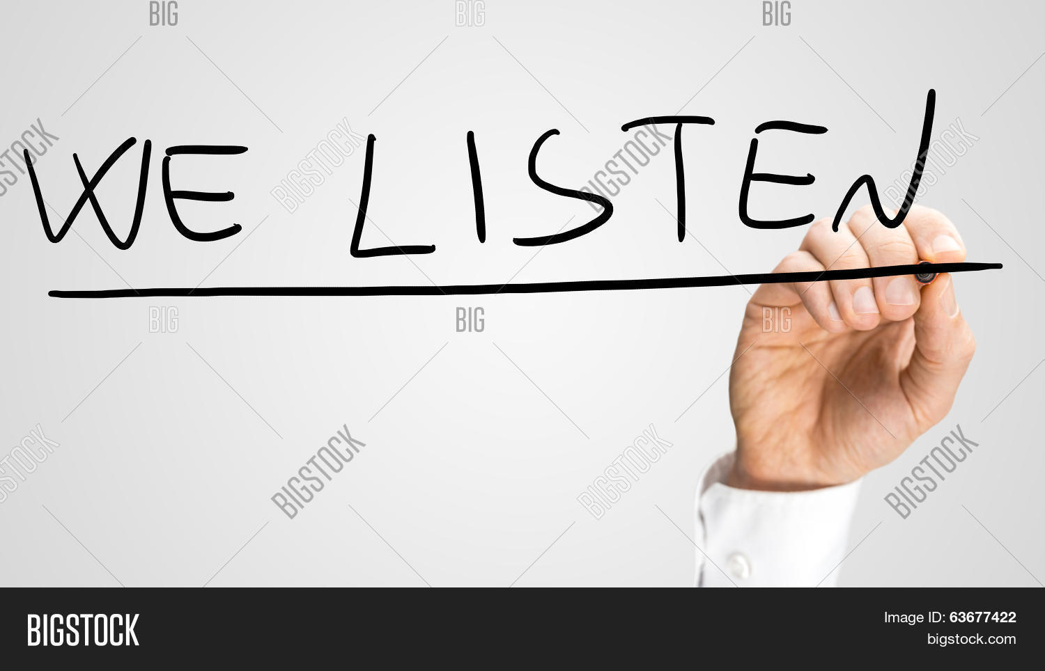 We Listen Image & Photo (Free Trial) | Bigstock