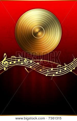 Golden Disc Music Image & Photo (Free Trial) | Bigstock