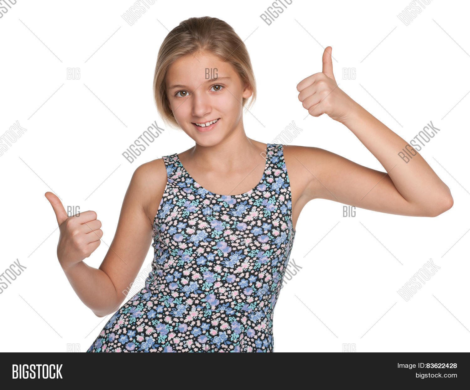 Preteen Girl Holds Her Image & Photo (Free Trial) | Bigstock