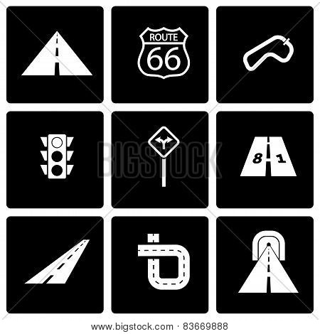 Vector Black Road Vector & Photo (Free Trial) | Bigstock