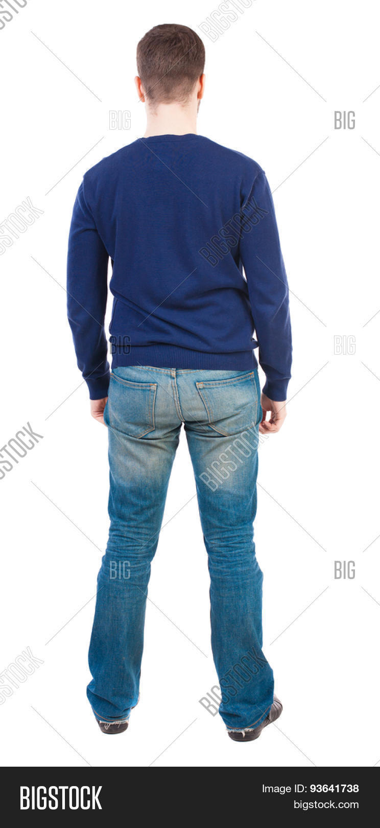 Back View Man Jeans. Image & Photo (Free Trial) | Bigstock