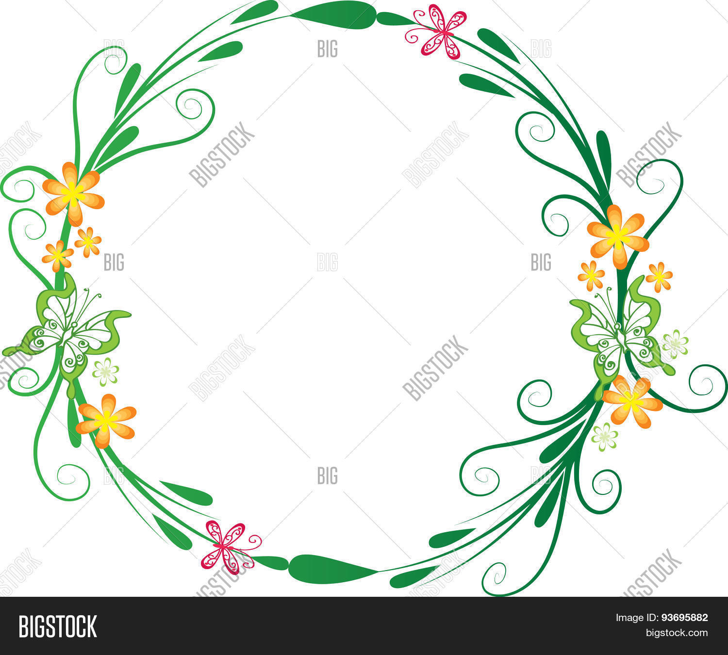 Circle Border Design Vector & Photo (Free Trial) | Bigstock