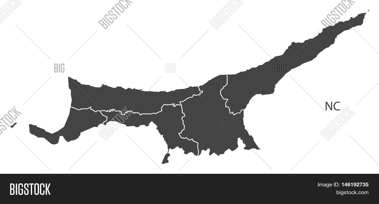 Northern Cyprus Grey Vector & Photo (Free Trial) | Bigstock