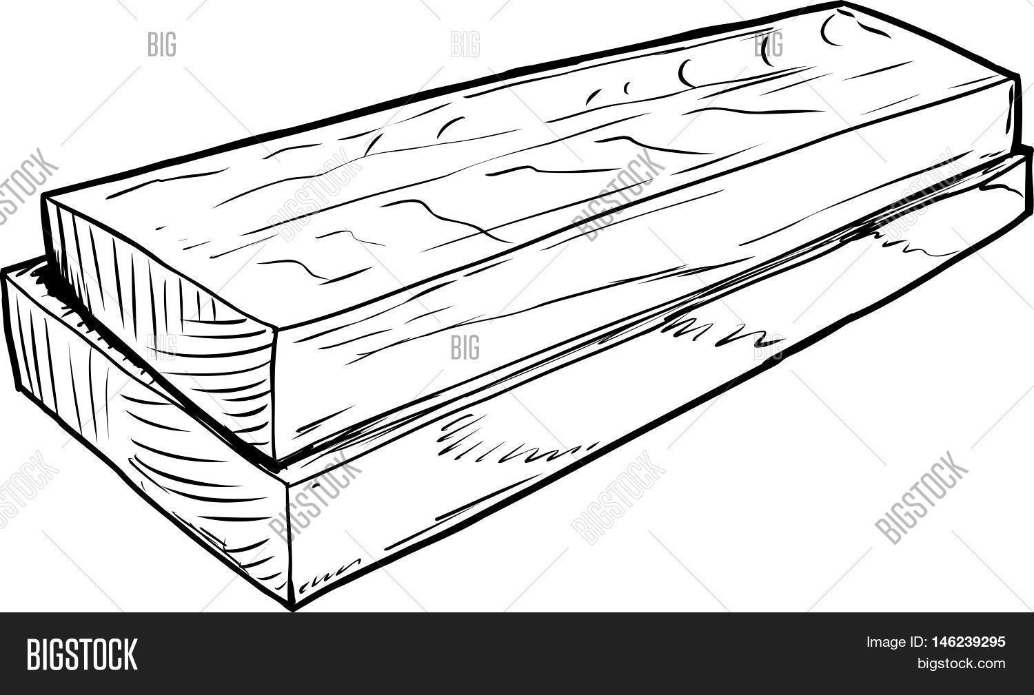 Outline Sketch Wooden Image & Photo (Free Trial) | Bigstock