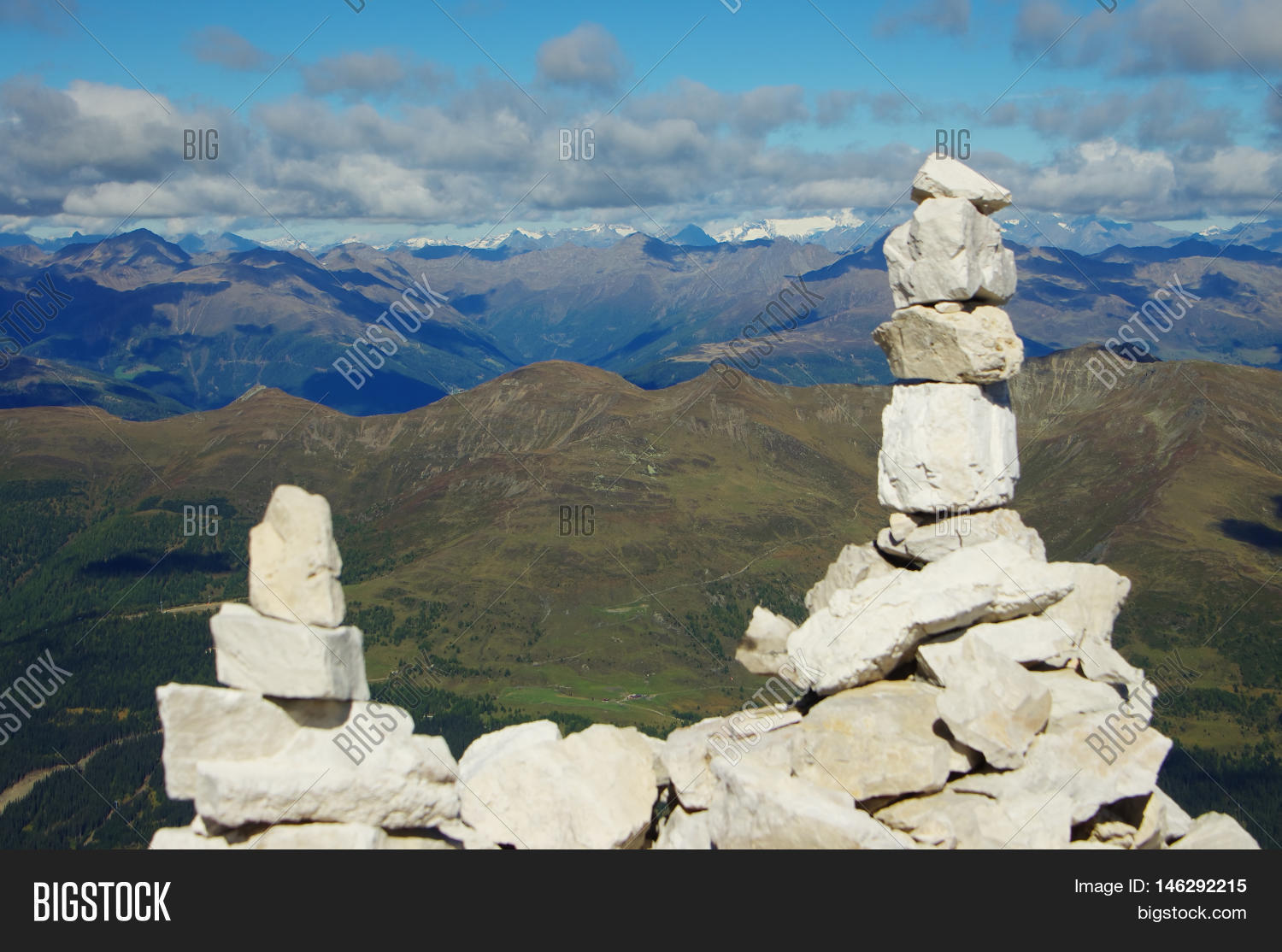 Piled Stones On Summit Image & Photo (Free Trial) | Bigstock