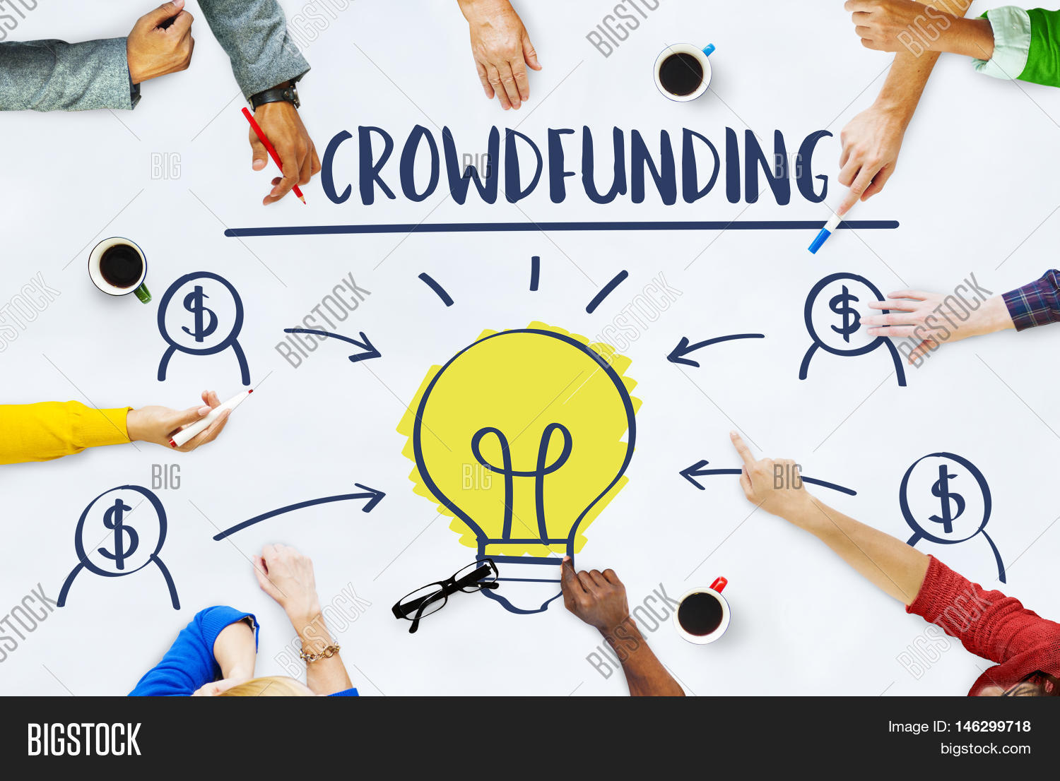 Crowdfunding Money Image & Photo (Free Trial) | Bigstock