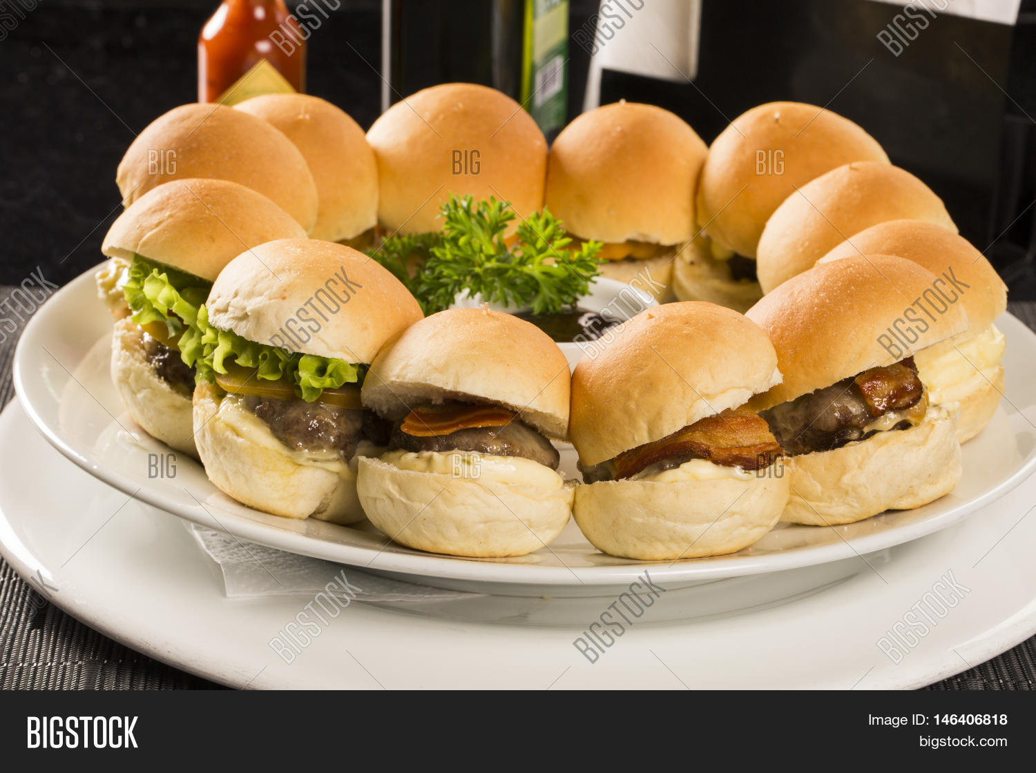 Mini Burger Cheese Image & Photo (Free Trial) | Bigstock