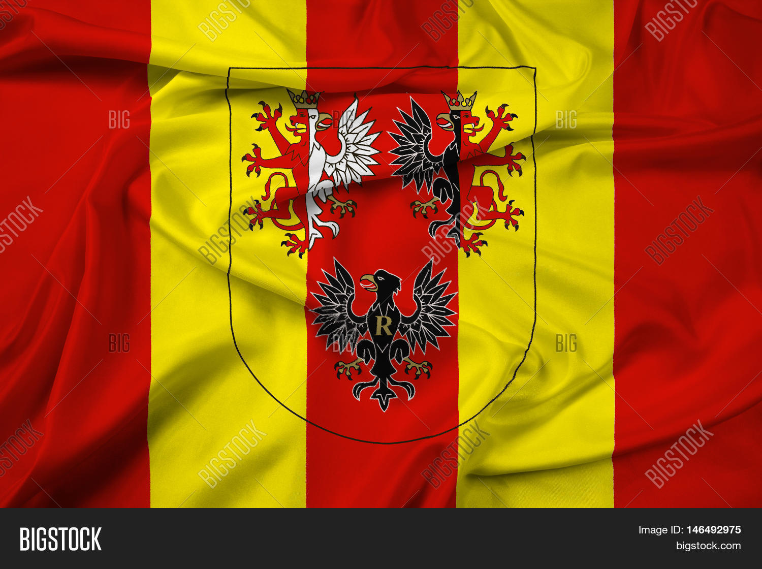 Waving Flag Lodz Image & Photo (Free Trial) | Bigstock