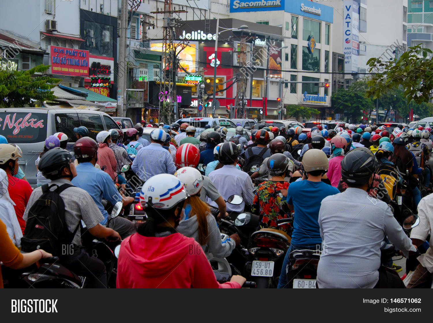 Crowded Asian City Image & Photo (Free Trial) | Bigstock