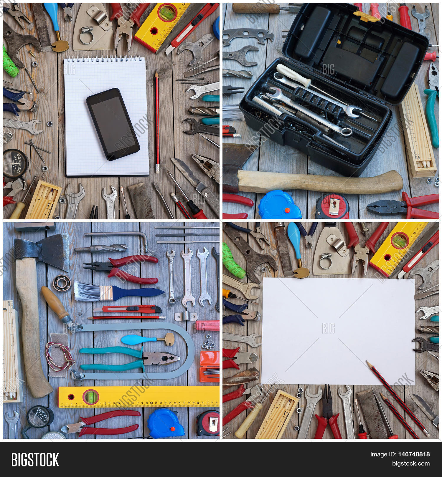 Set Tools On Floor. Image & Photo (Free Trial) | Bigstock