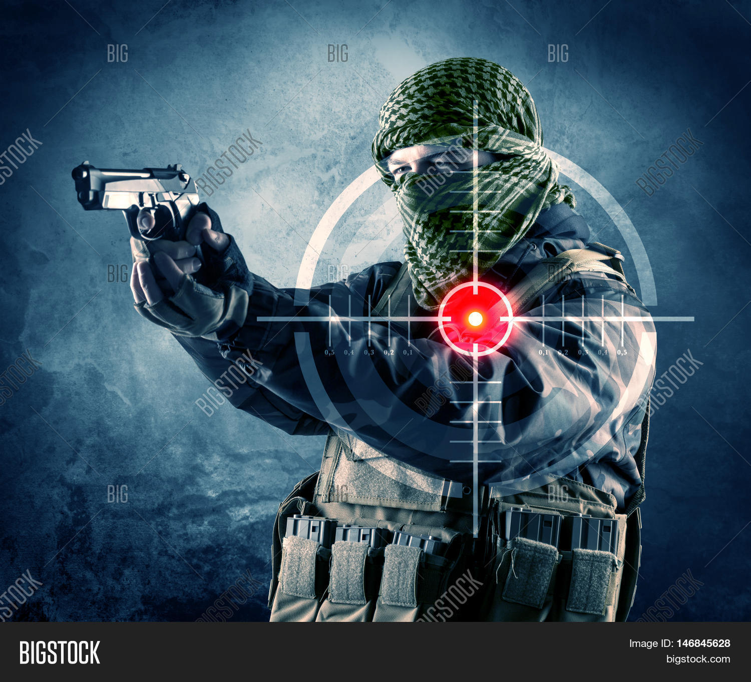 Masked Terrorist Man Image & Photo (Free Trial) | Bigstock