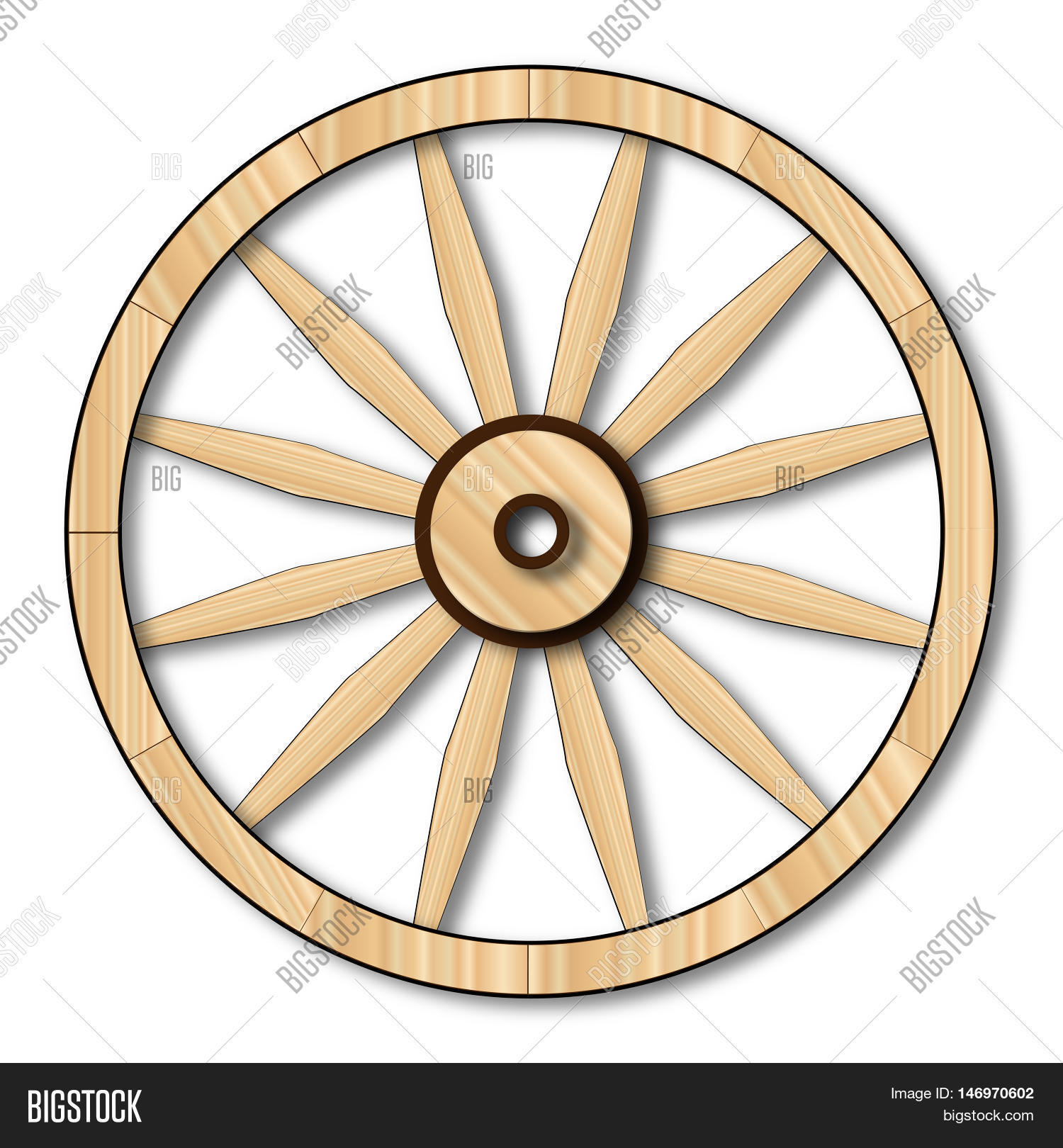 Typical Wheel Western Image & Photo (Free Trial) | Bigstock