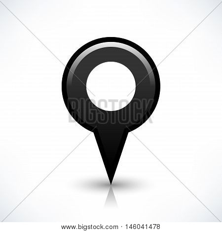 Blank Map Pin Vector & Photo (Free Trial) | Bigstock