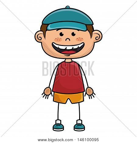 Boy Smiling Cartoon Vector & Photo (Free Trial) | Bigstock
