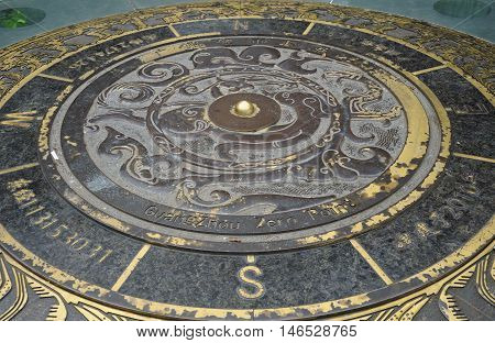 Zero Point Marker City Image & Photo (Free Trial) | Bigstock