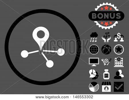 Geo Network Icon Vector & Photo (Free Trial) | Bigstock