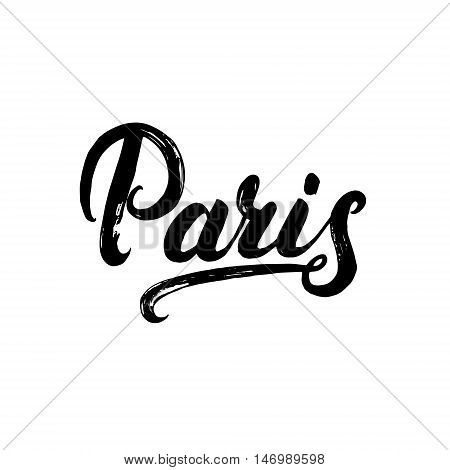 Paris Hand Written Vector & Photo (Free Trial) | Bigstock