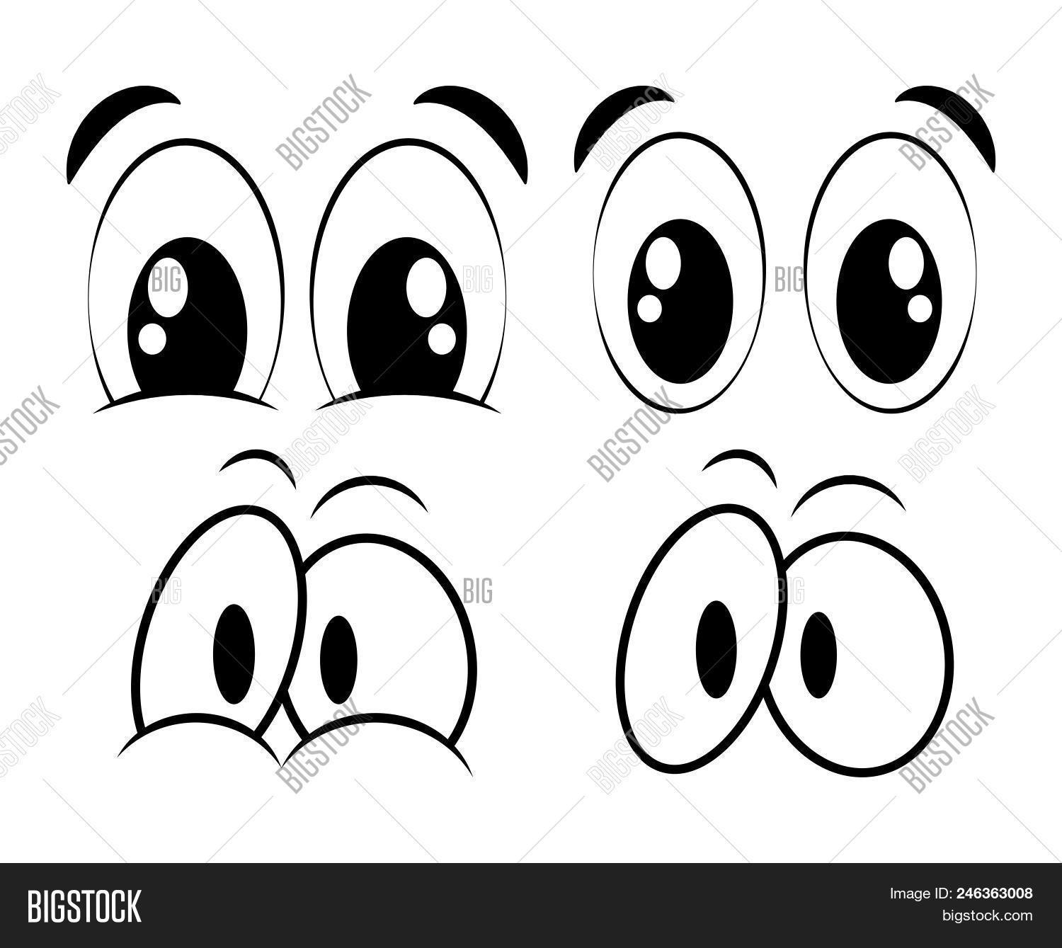 Cartoon Eyes Set Vector & Photo (Free Trial) | Bigstock