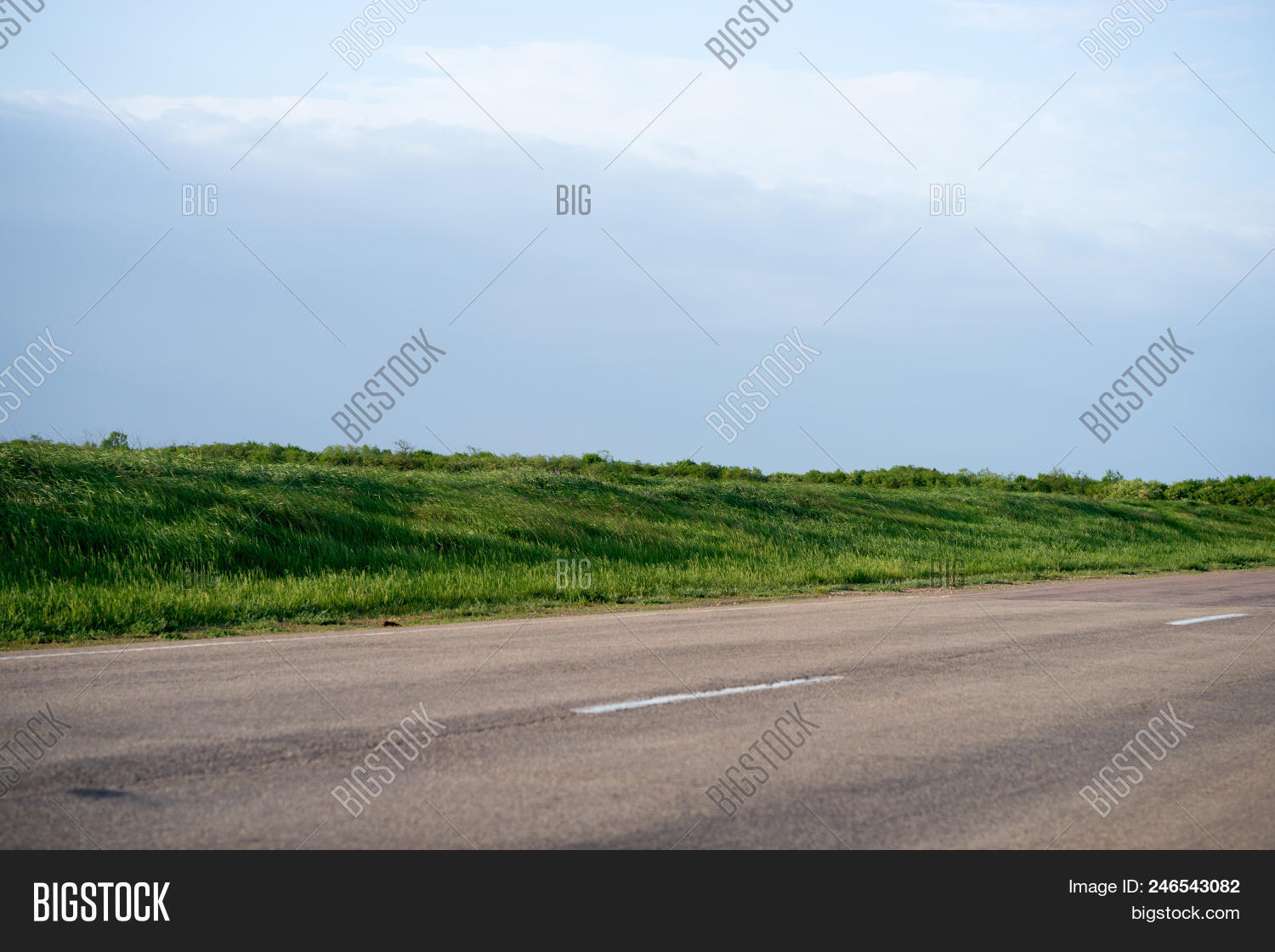 Road Fields Covered Image & Photo (Free Trial) | Bigstock
