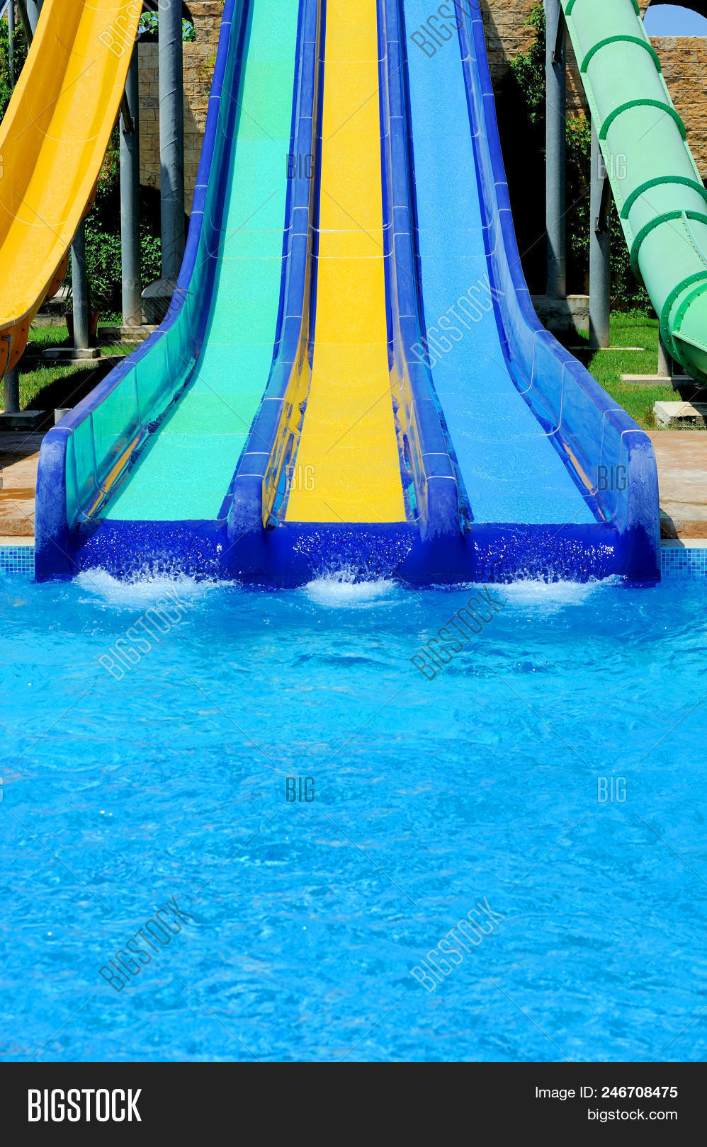 Colorful Water Slides Image & Photo (Free Trial) | Bigstock