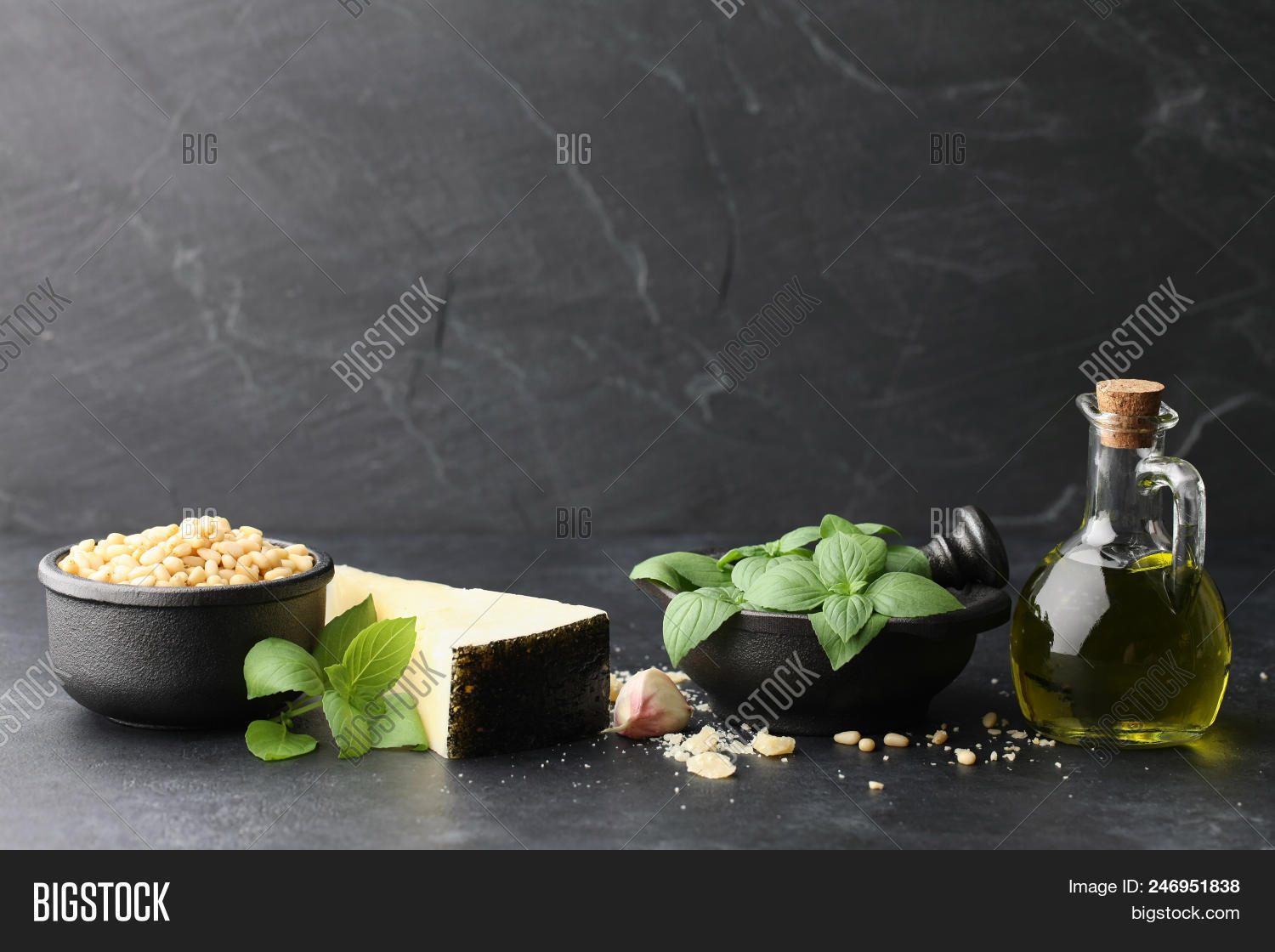 Basil Leaves, Parmesan Image & Photo (Free Trial) | Bigstock