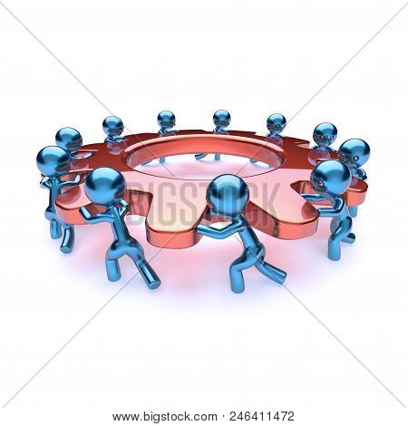 Teamwork Gear Wheel Image & Photo (Free Trial) | Bigstock
