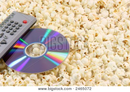 Popcorn Dvd Disc Image & Photo (Free Trial) | Bigstock