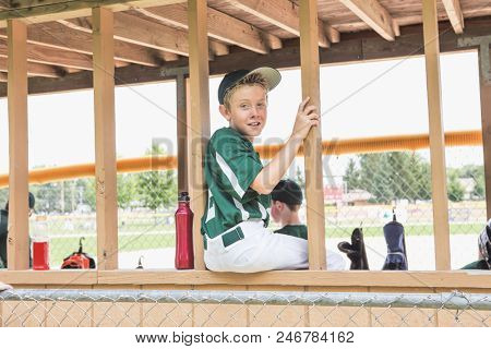 Young Boy Dugout Image & Photo (Free Trial) | Bigstock