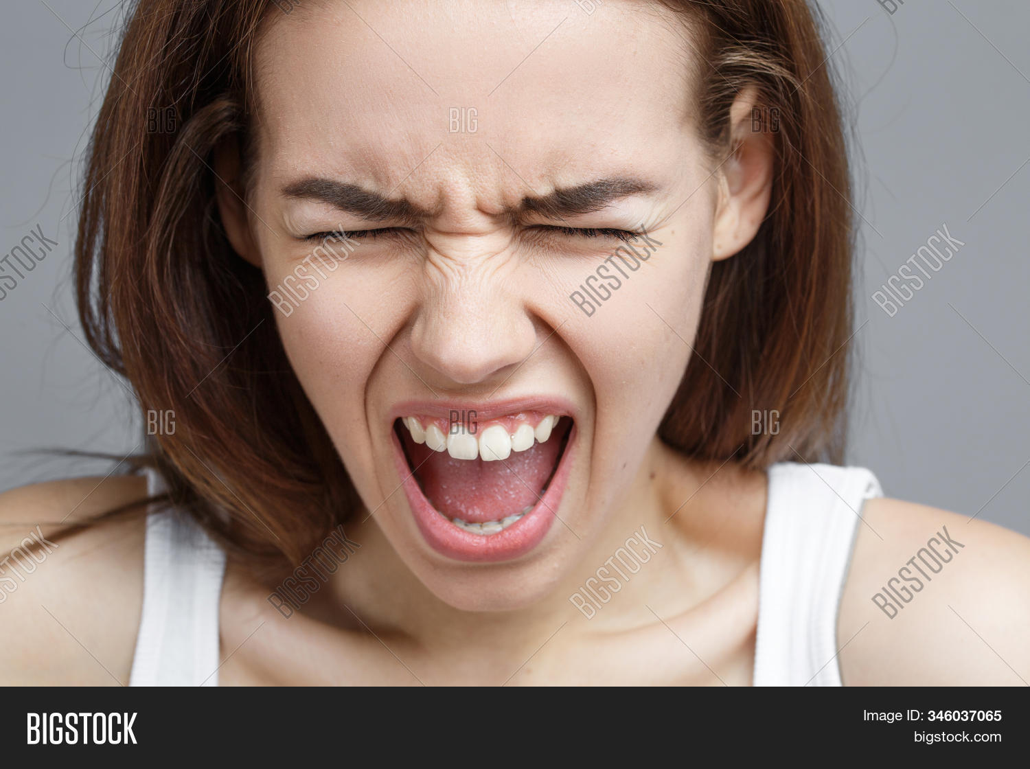 Emotional Angry Woman Image & Photo (Free Trial) | Bigstock