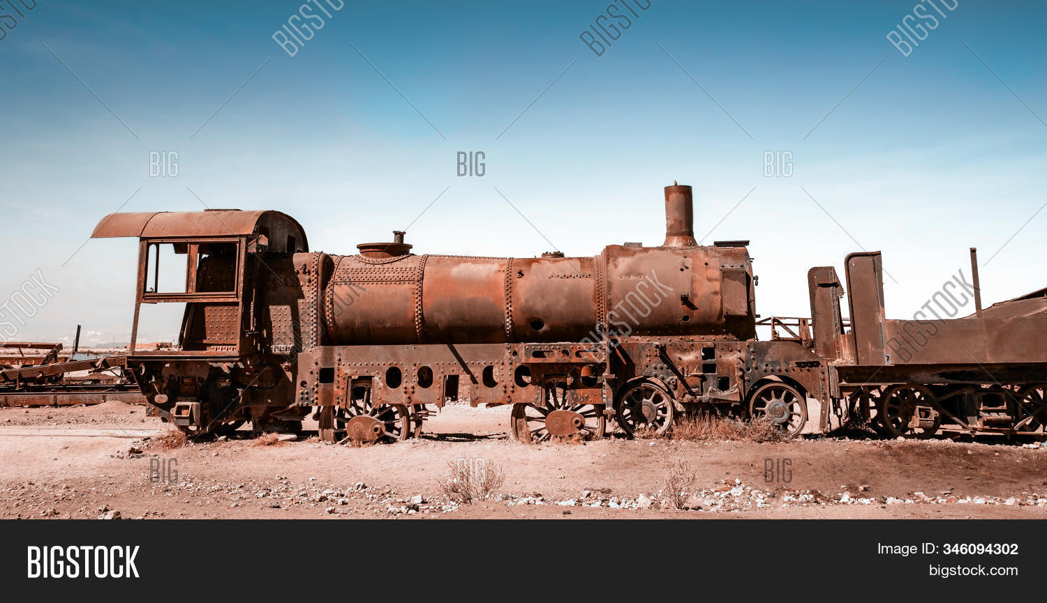 Old Rusty Steam Train Image & Photo (Free Trial) | Bigstock