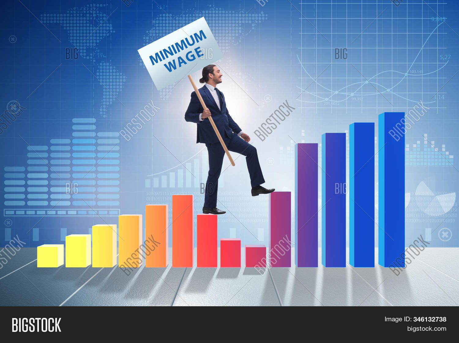 Concept Minimum Wage Image & Photo (Free Trial) | Bigstock