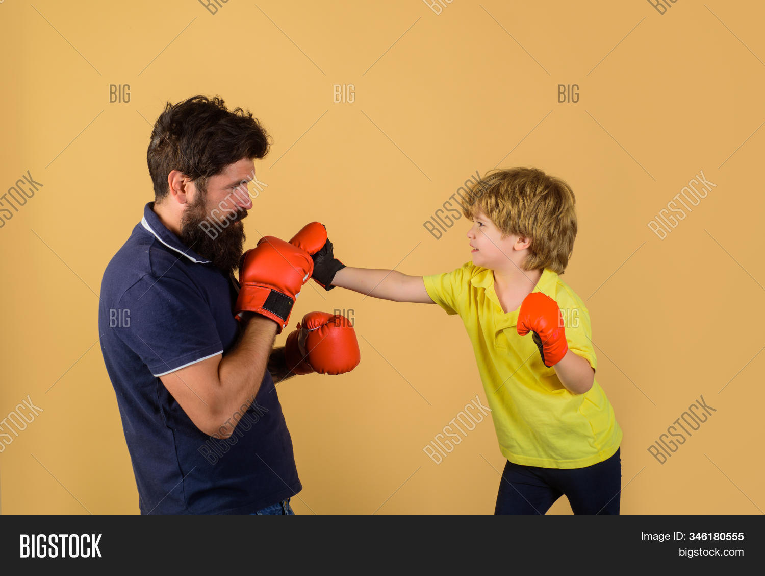 Little Kid Boxing His Image & Photo (Free Trial) | Bigstock