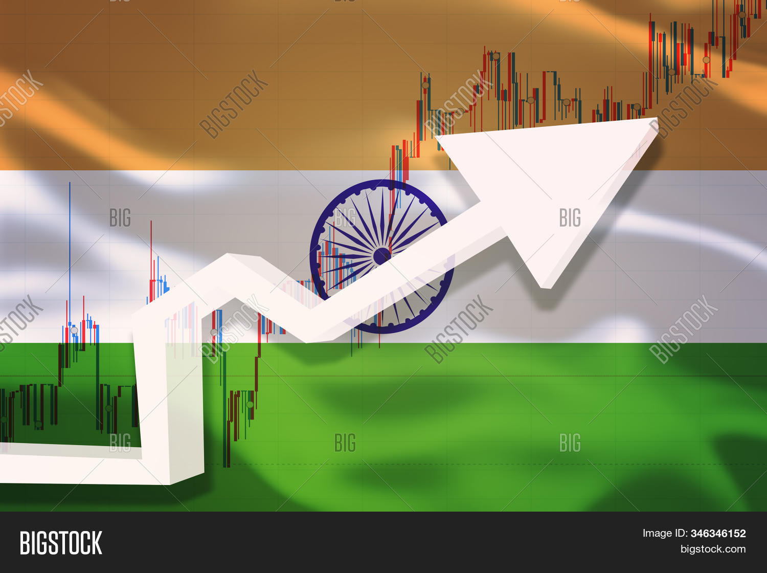 India Growth Chart. Image & Photo (Free Trial) | Bigstock