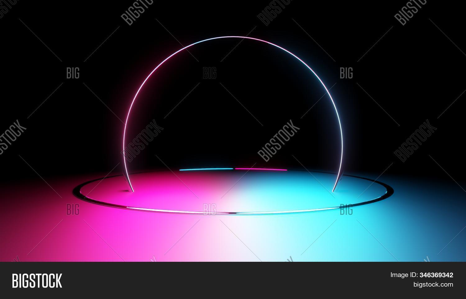Neon Light Circle Image & Photo (Free Trial) | Bigstock