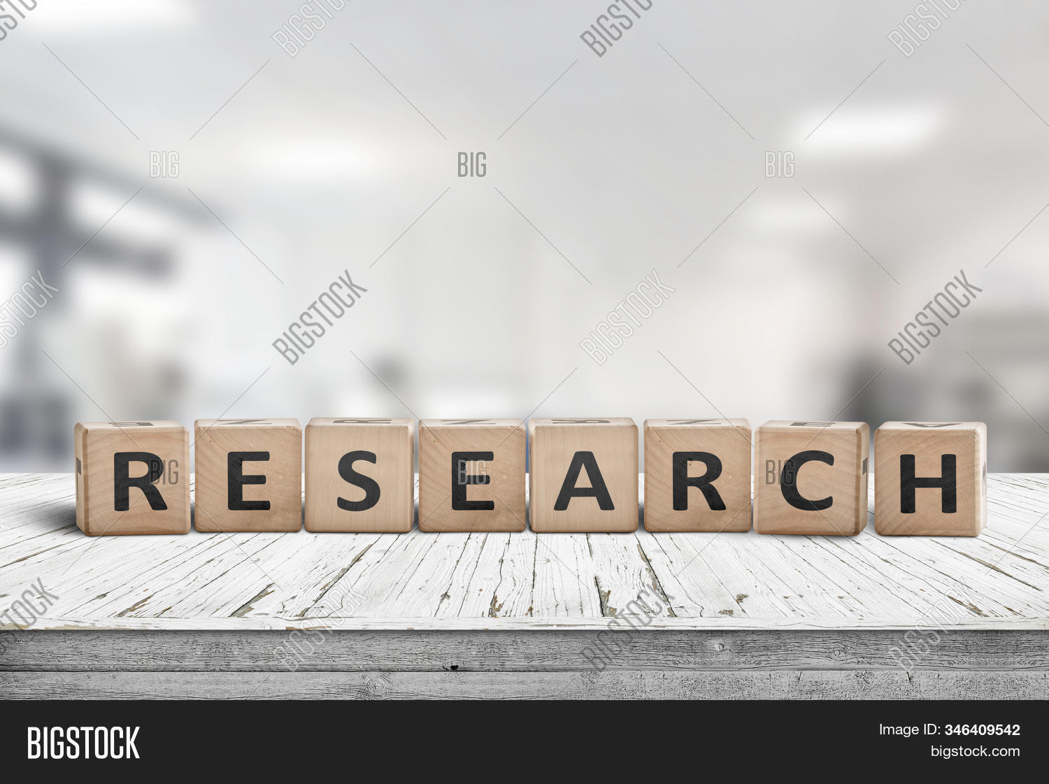 Research Sign On Desk Image & Photo (Free Trial) | Bigstock