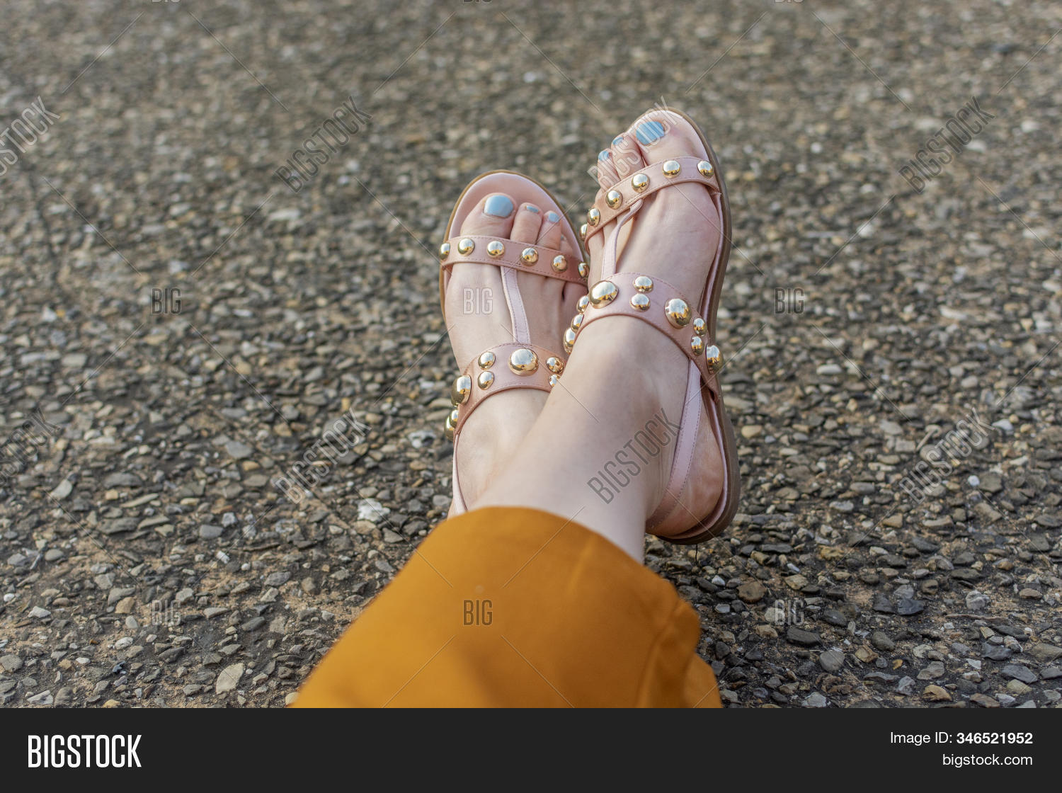 Female Feet Pink Shoes Image & Photo (Free Trial) | Bigstock
