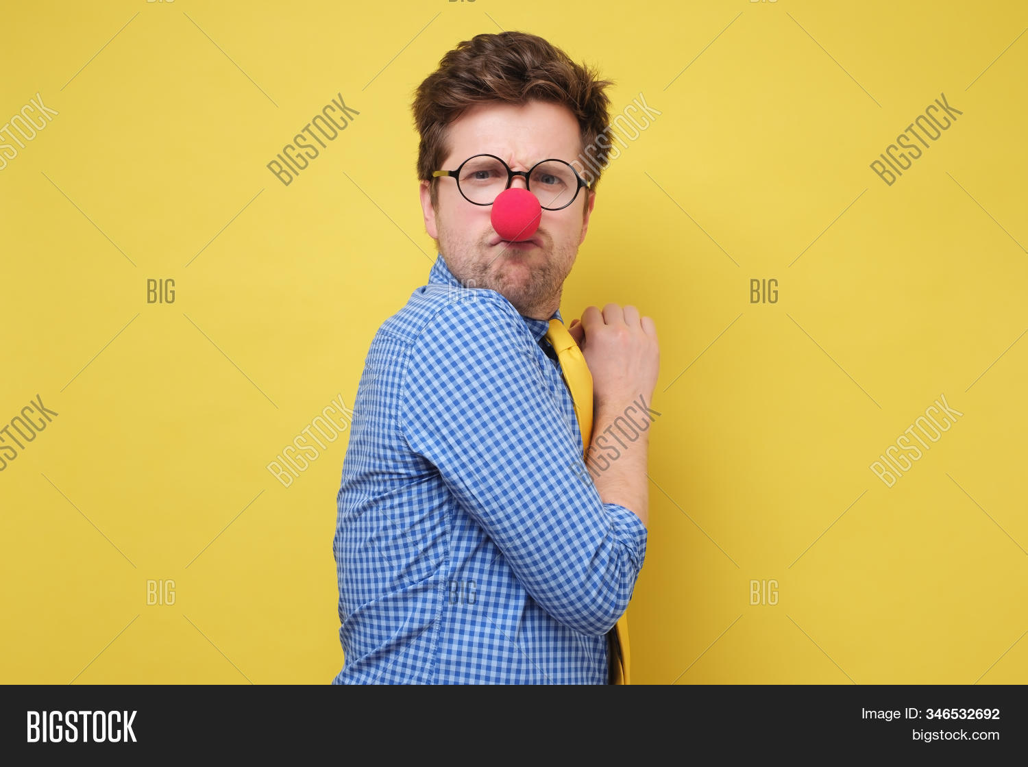 Young Greedy Man Red Image & Photo (Free Trial) | Bigstock