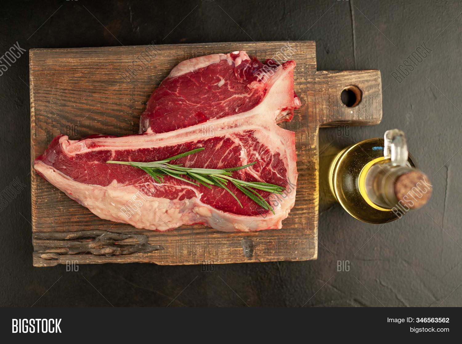 Raw T-bone Steak Fresh Image & Photo (Free Trial) | Bigstock