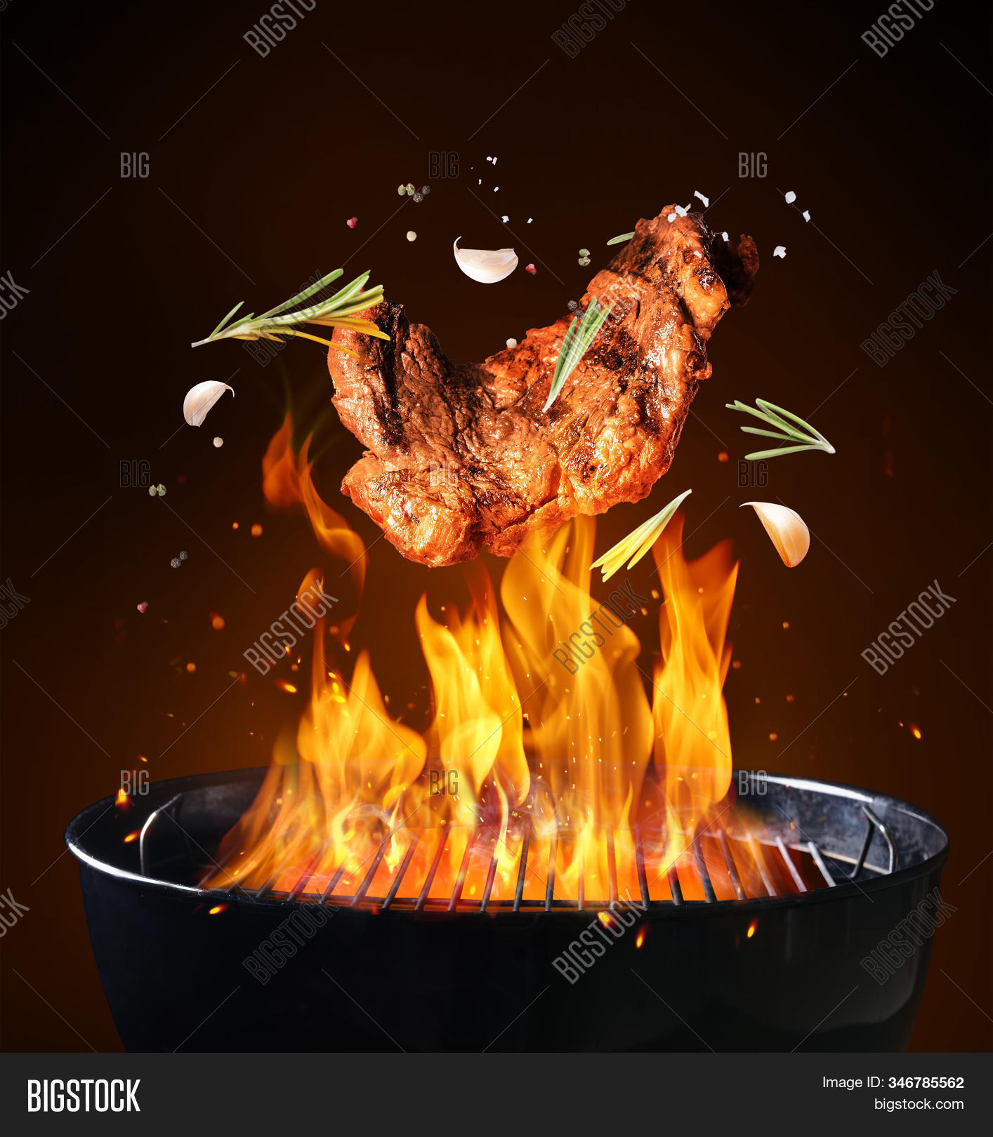 Falling Tasty Meat Image & Photo (Free Trial) | Bigstock