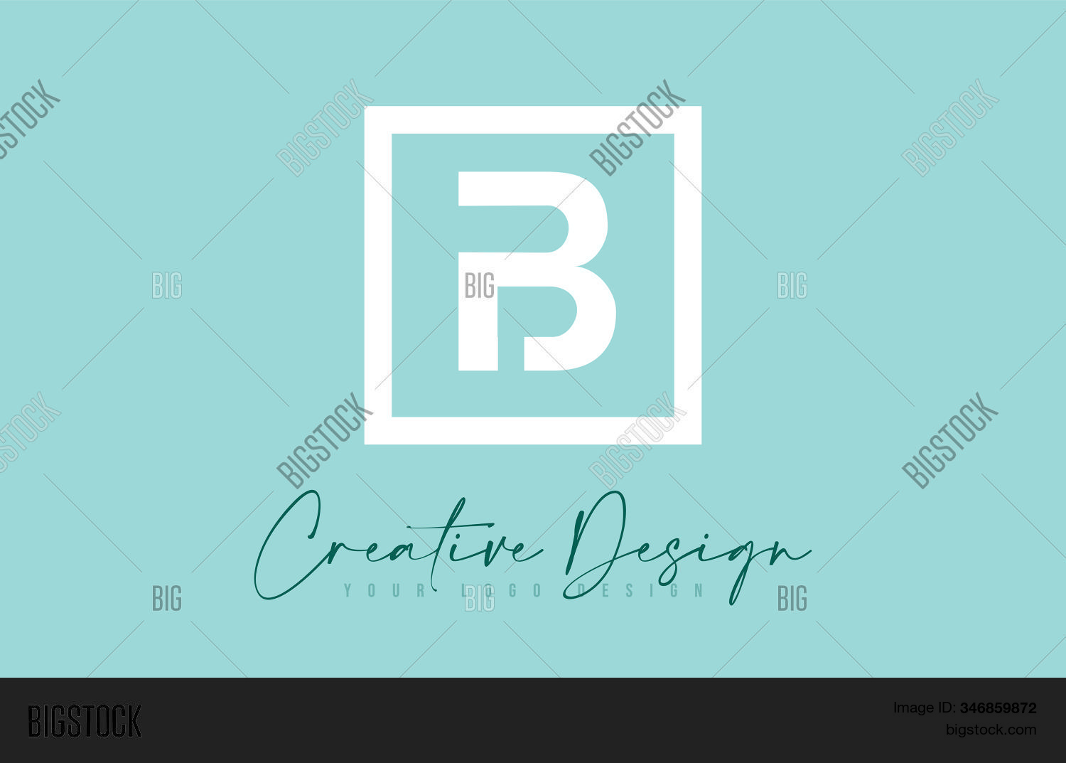 B Letter Icon Design Vector & Photo (Free Trial) | Bigstock