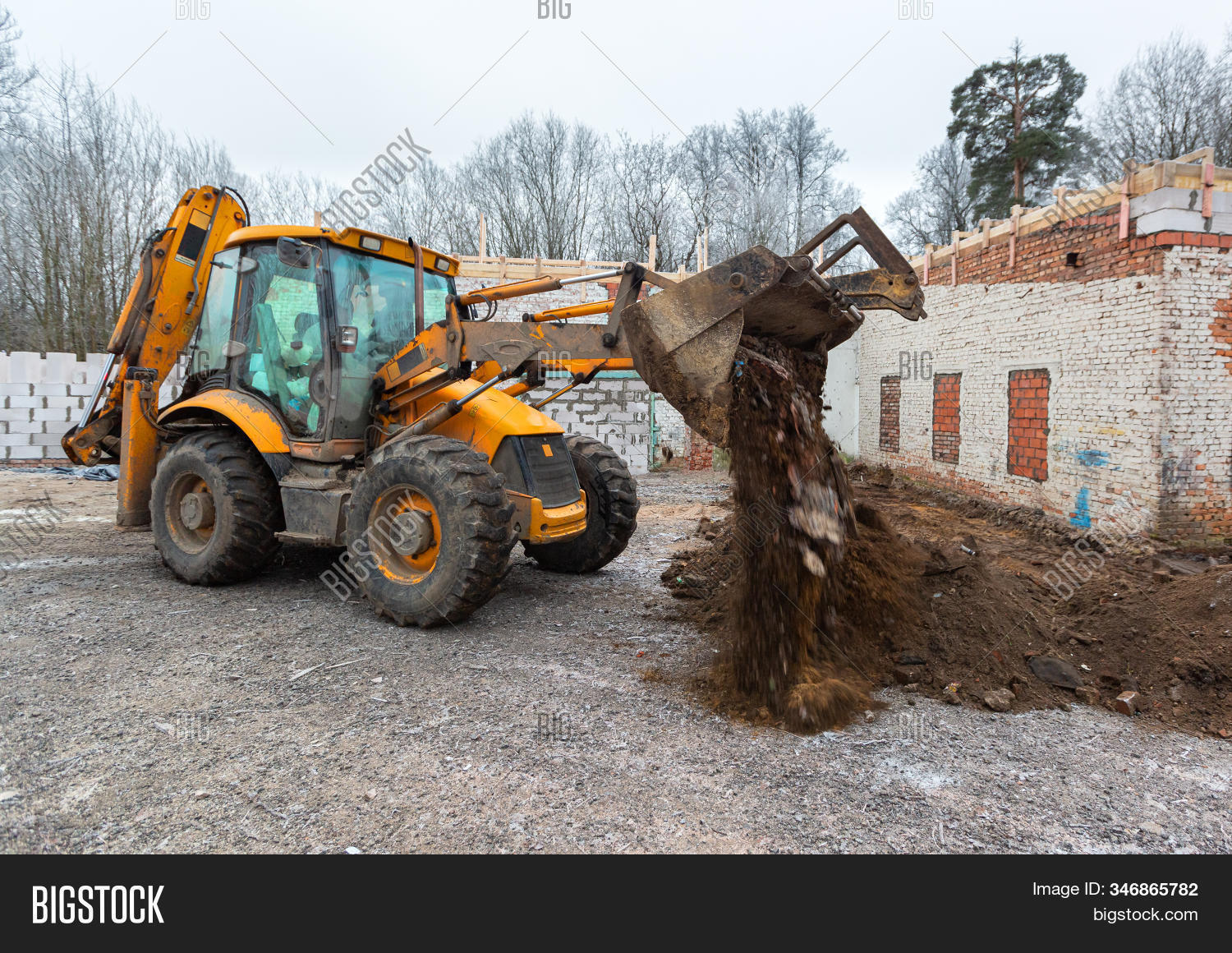 Modern Excavator Image & Photo (Free Trial) | Bigstock