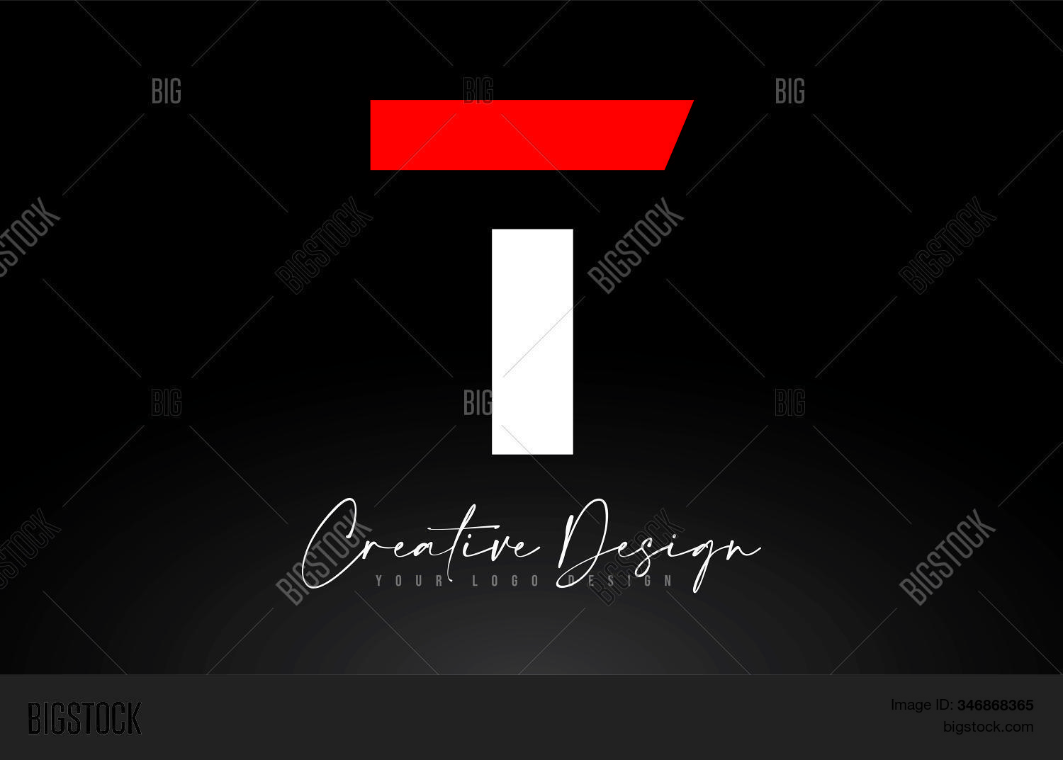 T Letter Icon Design Vector & Photo (Free Trial) | Bigstock