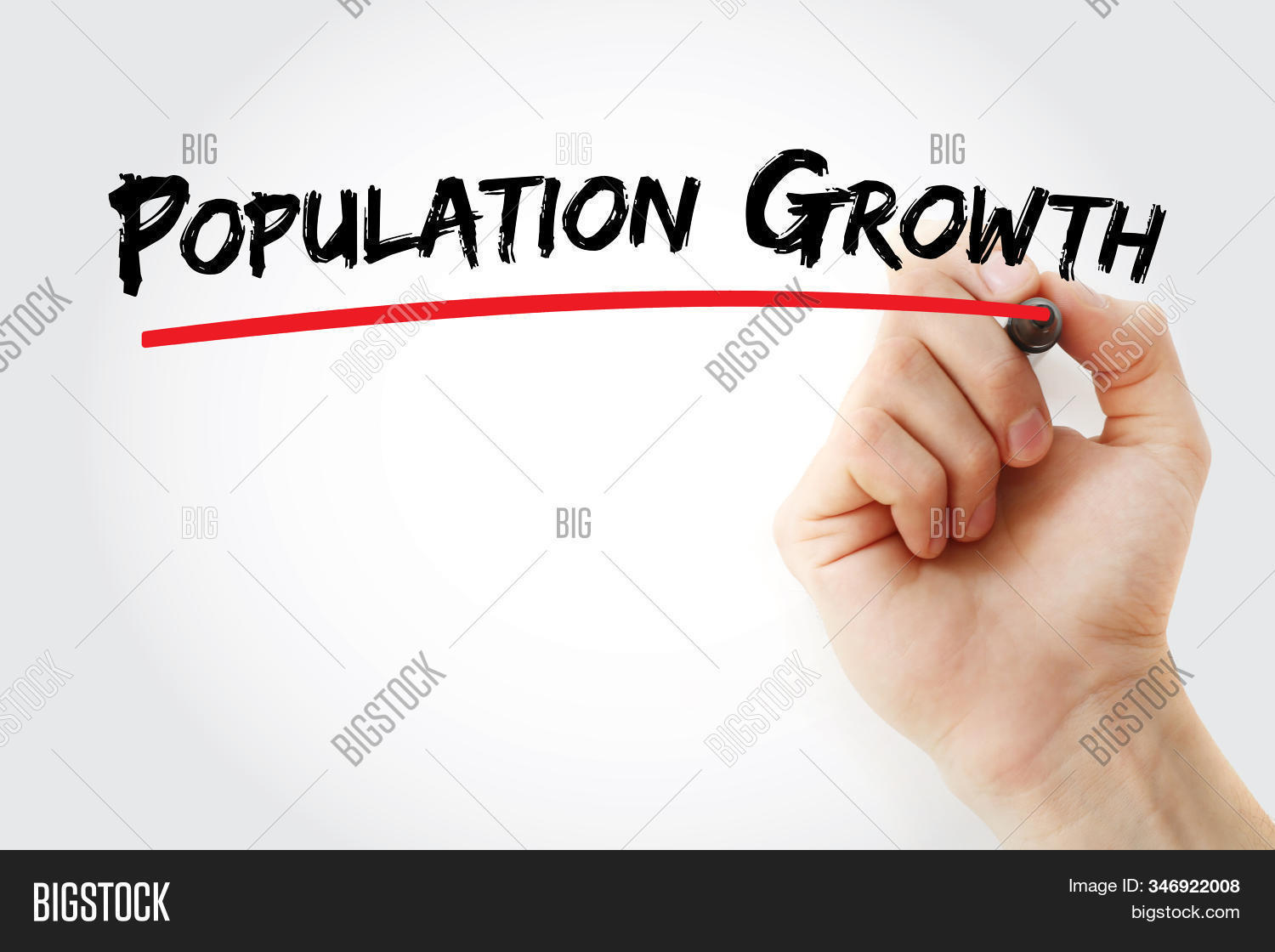 Population Growth Text Image & Photo (Free Trial) | Bigstock