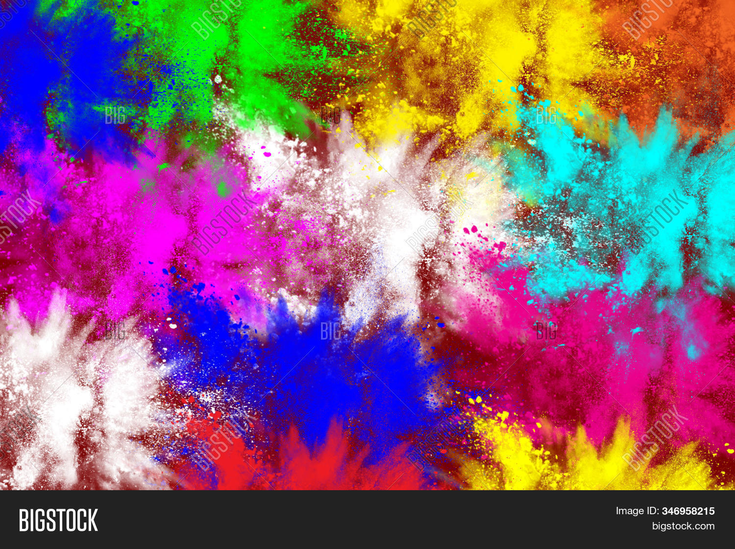 Multicolor Powder Image & Photo (Free Trial) | Bigstock