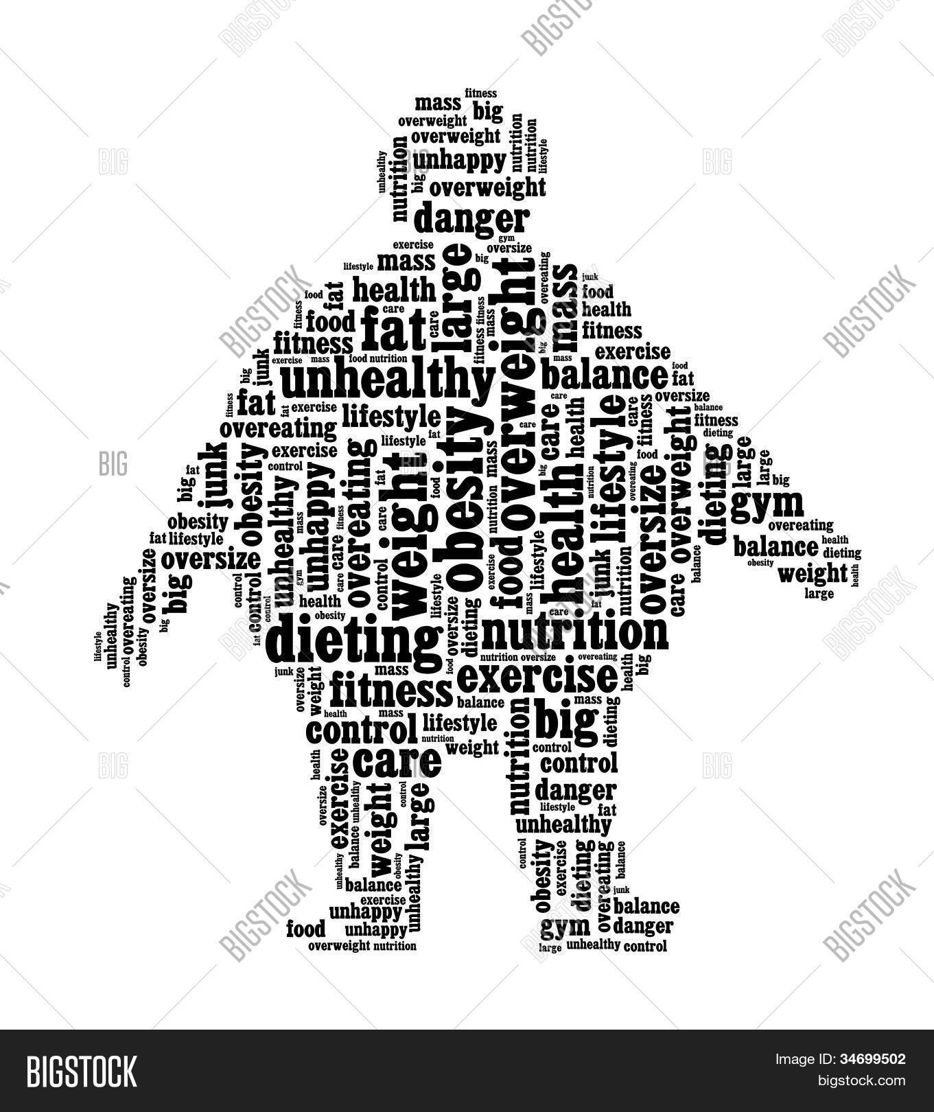 Obesity Word Collage Image & Photo (Free Trial) | Bigstock