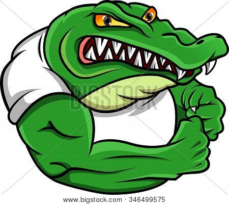 Cartoon Crocodile Mascot Images, Illustrations & Vectors (Free) - Bigstock