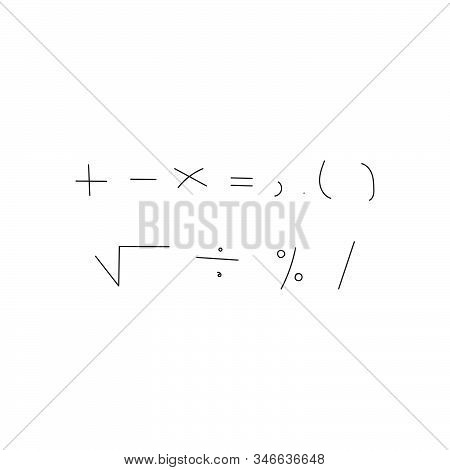 Math Symbols Images, Illustrations & Vectors (Free) - Bigstock